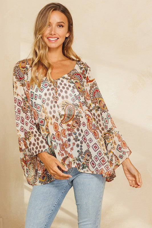 SHE WILL BE LOVED Blouse – Root & Flowers Boutique