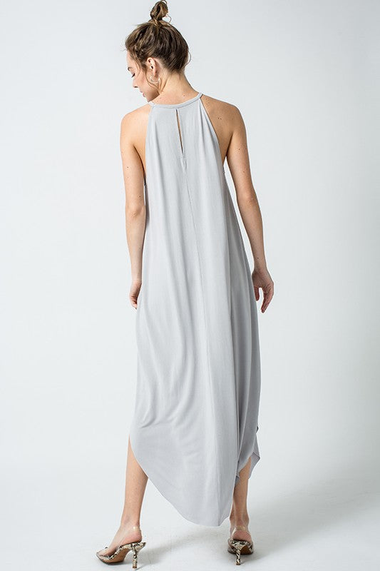 I CHOOSE YOU Stone-colored Maxi Dress – Root & Flowers Boutique